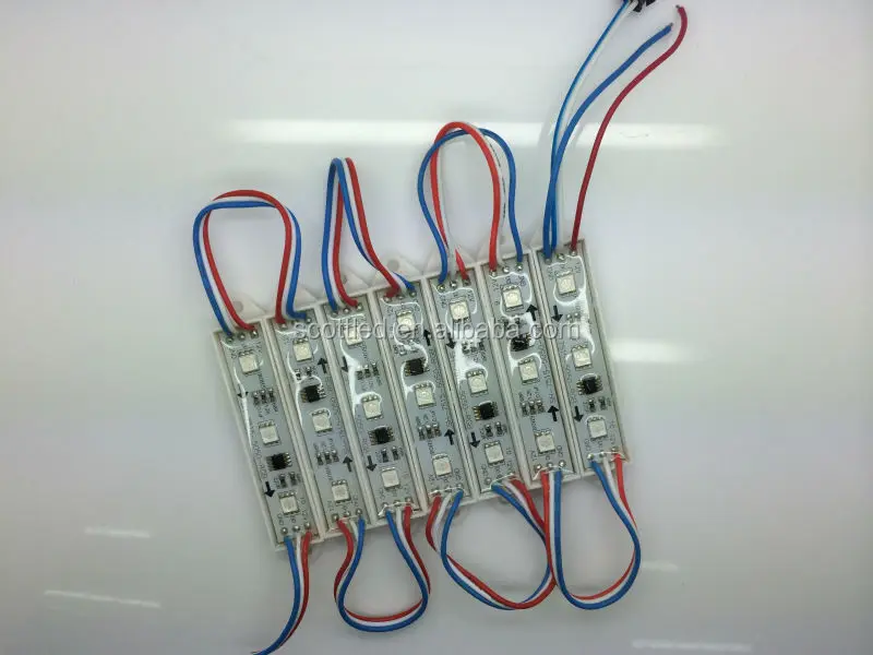 Smart / Pixel Rgb Led Rectangle Module / 12v 2811 / 6" Spacing - Buy ...