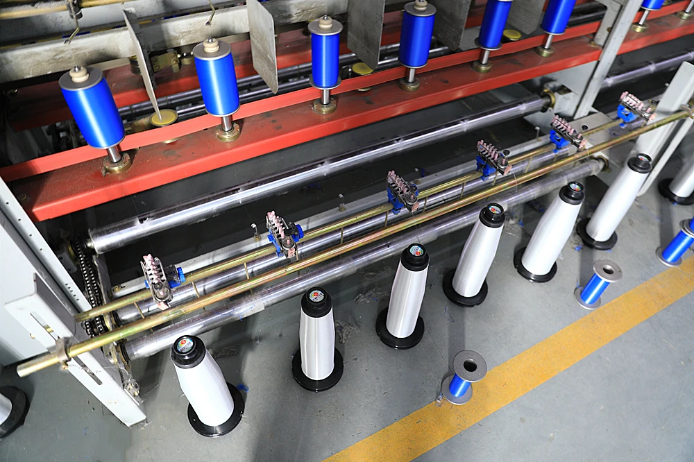 Spandex Wire Yarn Menegatto Covering Machine For Yarn Covered Machine ...