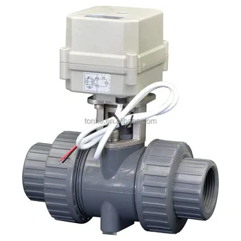 Electric Motorized Pvc Ball Valve Pvc Motor Operated Valve Actuator ...