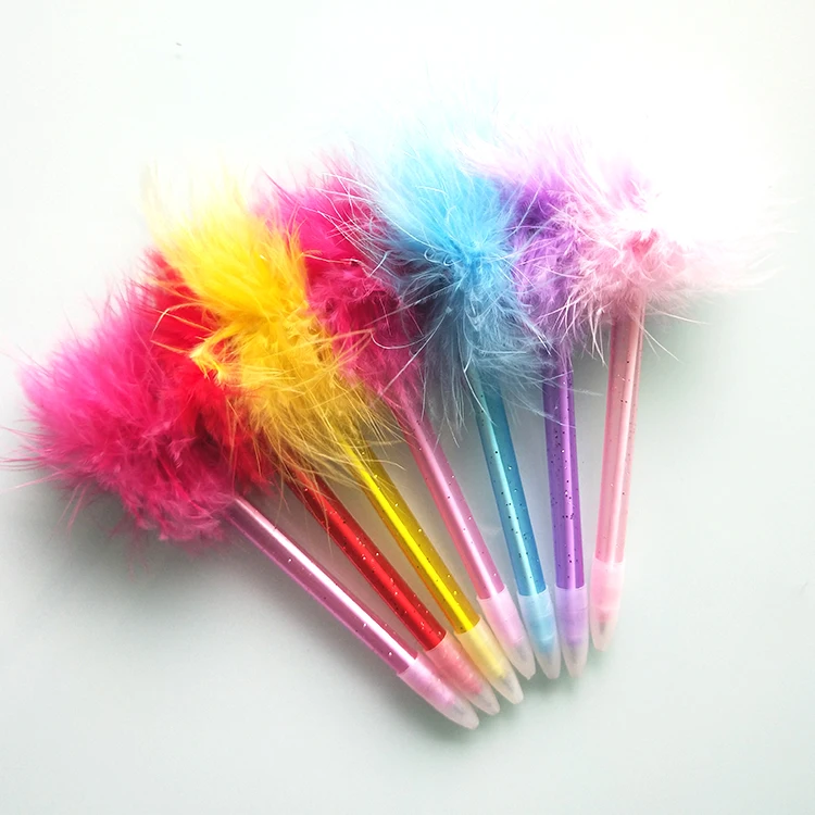 YBP16 Furry Plush Pen - Promotional Ballpoint Novelty