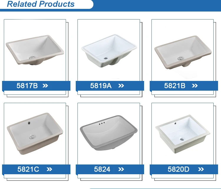 Csa Certified Rectangular Under Counter Harga Kaca Baskom Bathroom ...