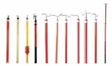 High Voltage Fiberglass Rescue Hooks - Static Discharge