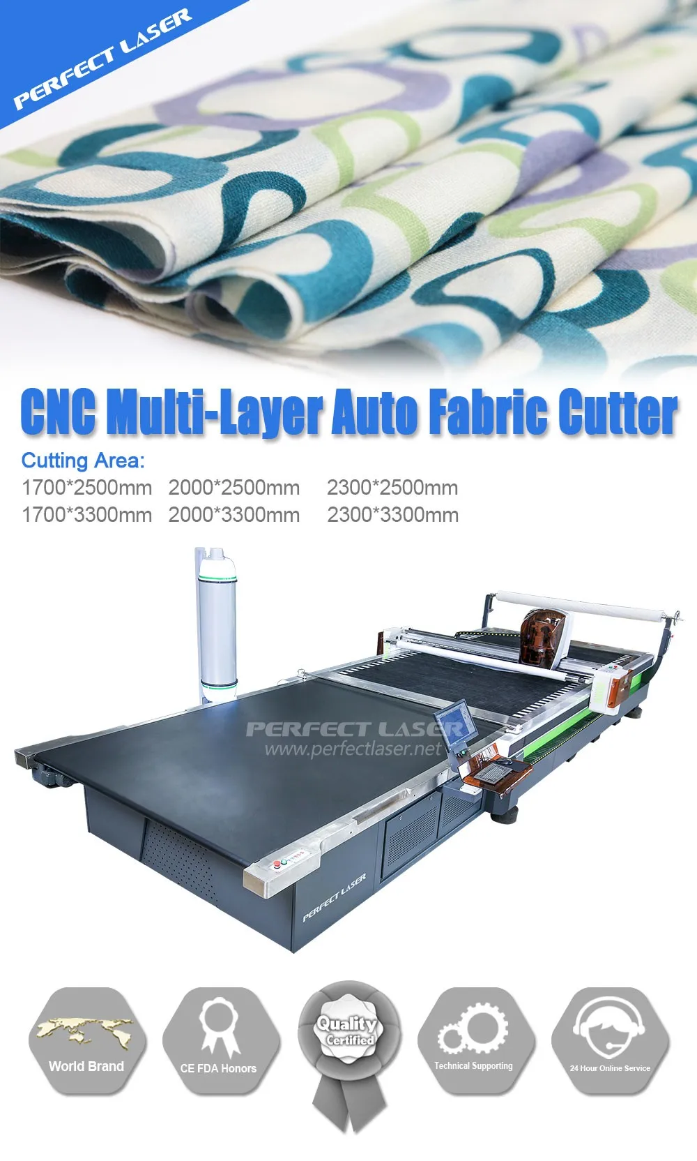 CNC Automatic Cloth Fabric Cutter Garment Cutting Machine Price ...
