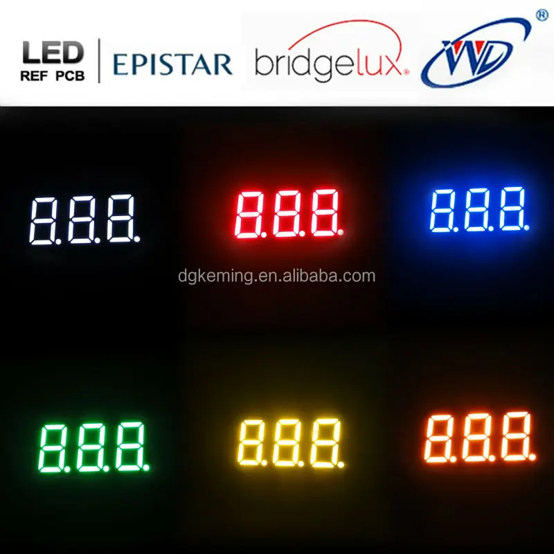 Mini 0.36 Inch 3 Digit Led Display White 7 Segment Led Digital Display ...