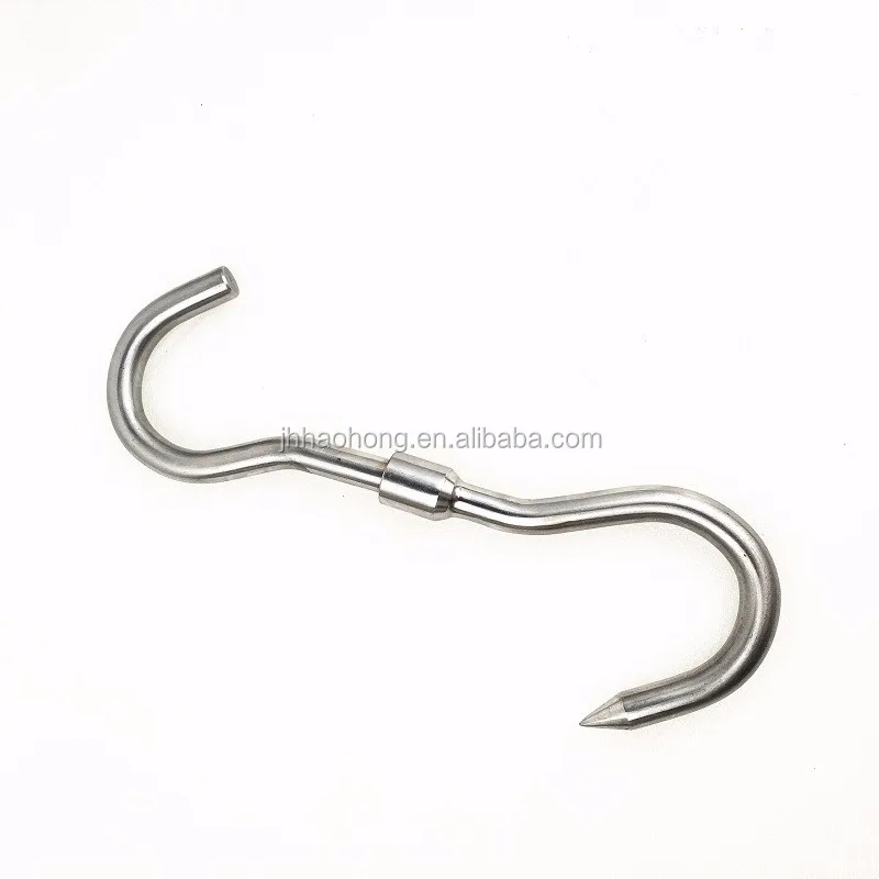 Rotating Stainless Steel Butcher Meat Hooks - Durable & Efficient