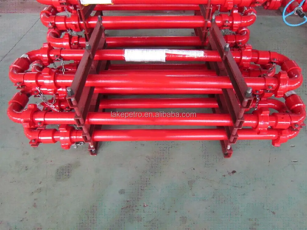 Api 16c 2" 1502 15000 Psi Straight Pipe With Swivel Joint/ Ring ...