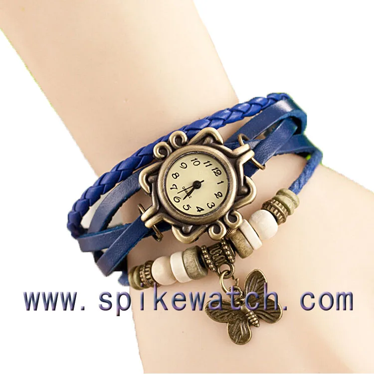 Vintage Ladies Leather Watch Rope Band - Fashion & Quality