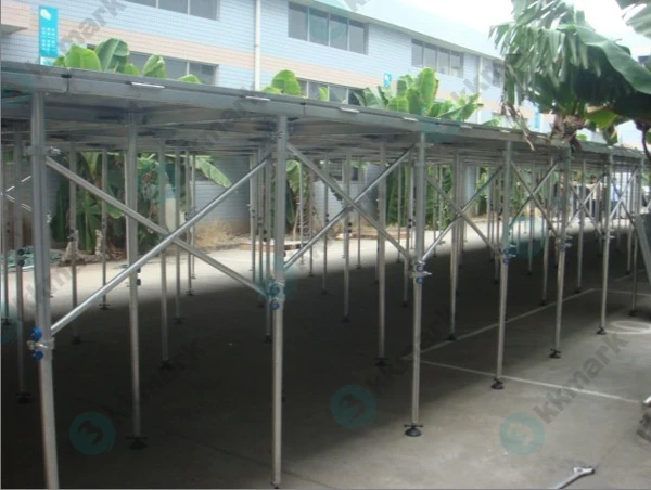 Gangway Adjustable motorized rotation stage/rotating platform aluminum ...