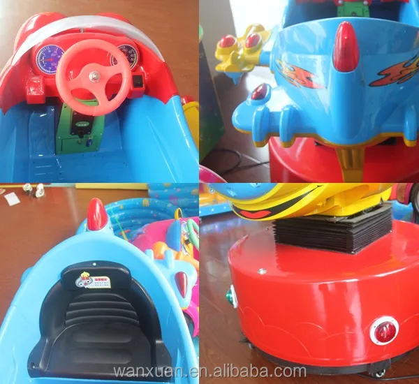 Coin Operated Rotating Aircraft Airplane Helicopter Kiddie Ride - Buy ...