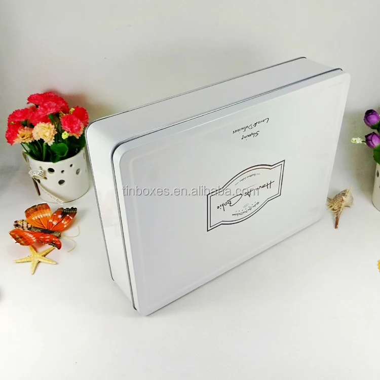 Chinese Factory Luxurious Custom Empty Rectangle Metal Airtight Cracker ...