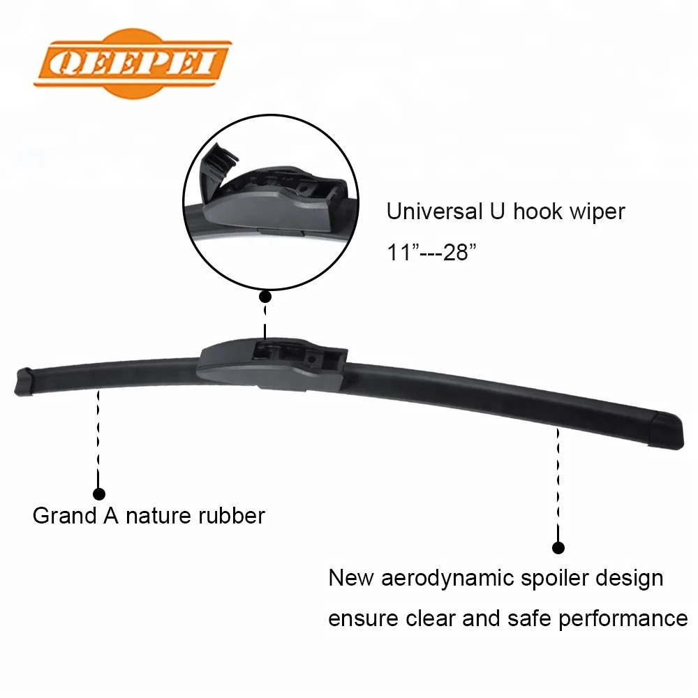 QEEPEI F03 High Quality China Factory Frameless Wiper Blades
