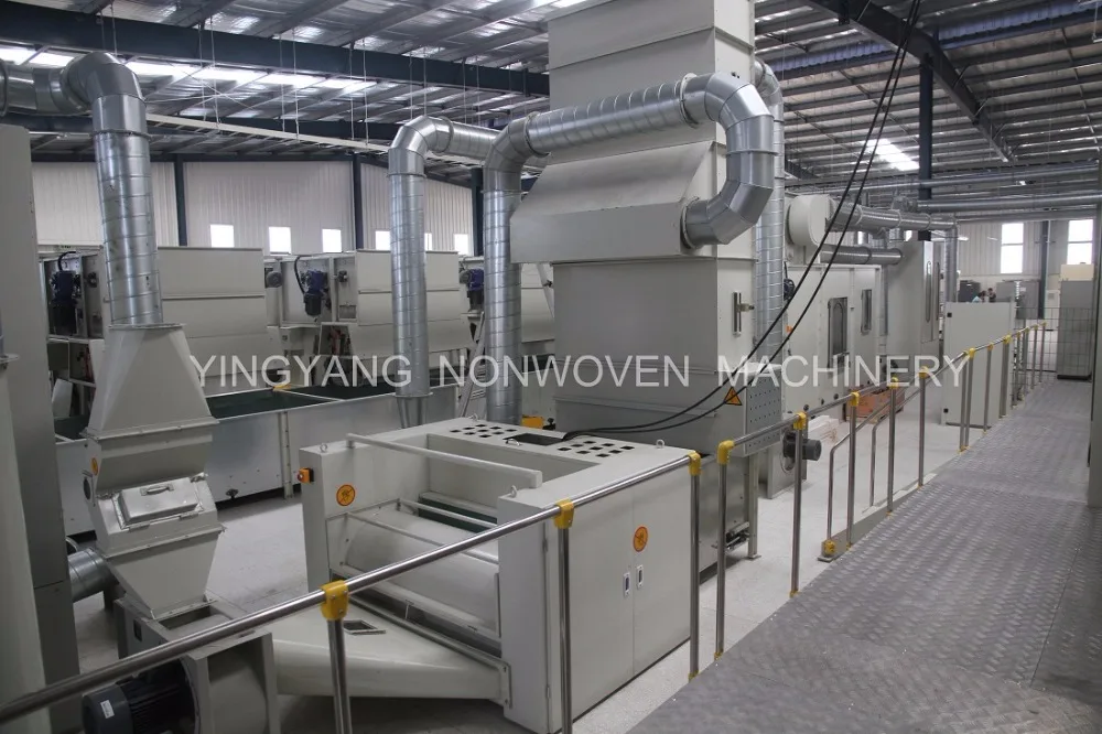 NONWOVEN MACHINERY OPENING MACHINE for PET/PP FIBER - YINGYANG