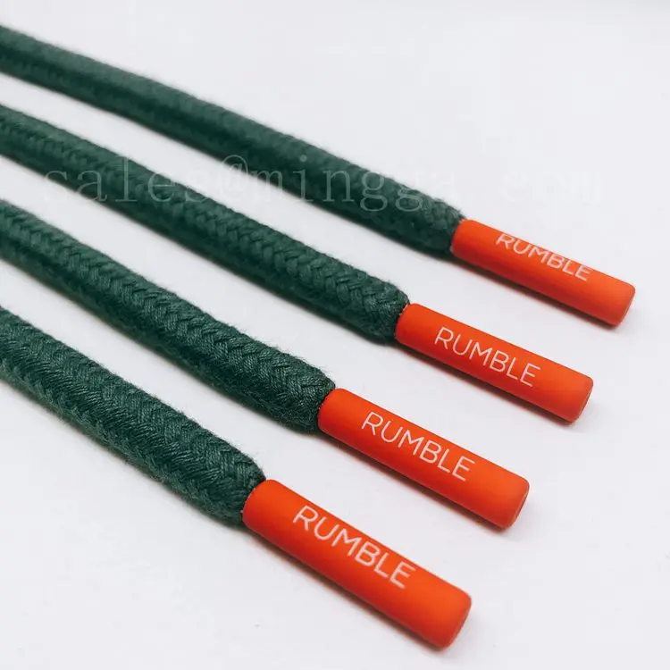 7mm Braided Polyester Draw Cord With Rubber Bullet Tips,Drawstring Cord ...