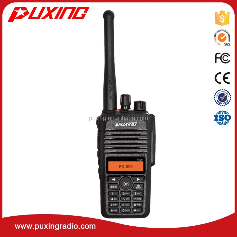 Px-820 Puxing Dmr Impermeable Digital Ip67 Uhf,Vhf Encriptado Radios De ...