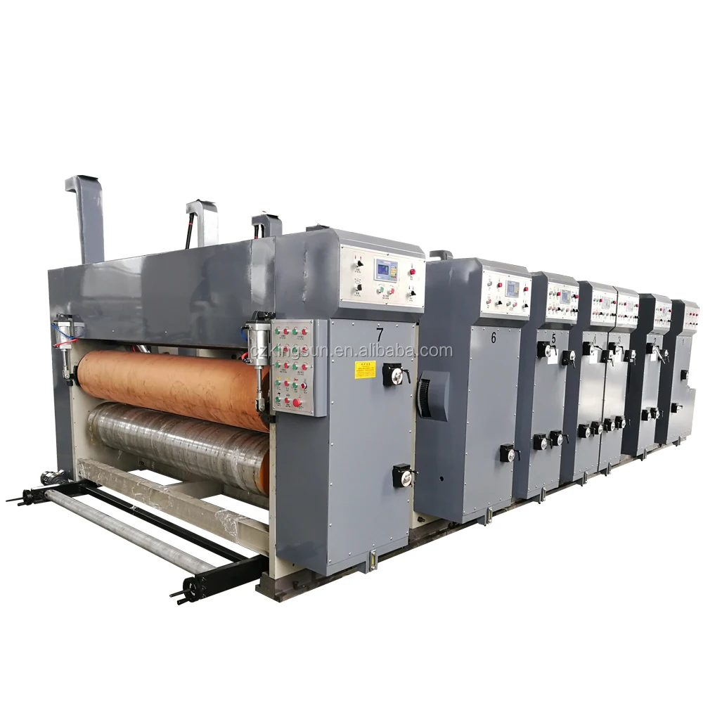 Máquina De Impresión Flexográfica Corrugada En 4 Colores,Máquina De ...