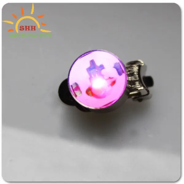 Led Body Pins And Flashing Clip Led Clip On Blinky Light - Buy Led ...