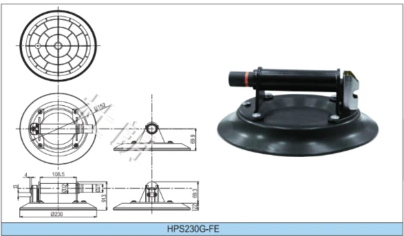 Hand Pump Suction Cups - Efficient Vacuum Lifting Solutions