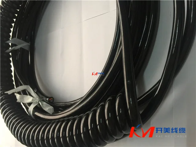 Spiral Coiled Ethernet Cable Cable Spiral,Pu 8*1.5 Spiral Cable,Power ...