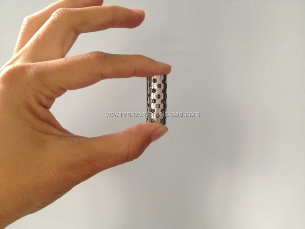 Stainless Steel Perforated Filter Cylinder / Punching Hole Filter Tube ...