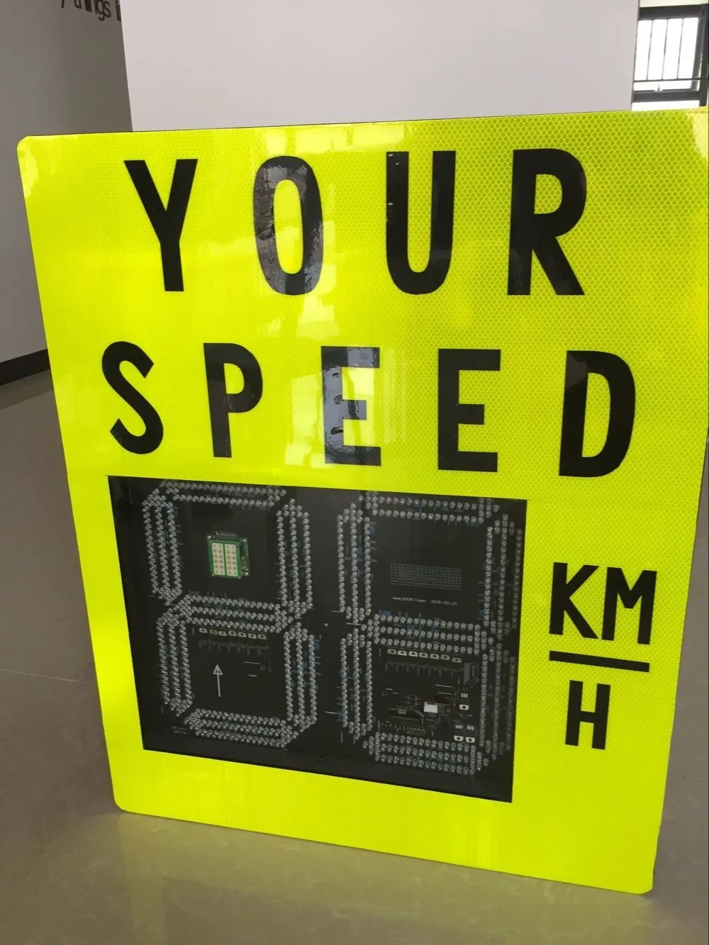 Radar Detective Speed Warning Led Signs Speed Measurement Display ...