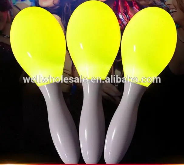 Maracas,Custom Maracas Led Flashing Maracas,Plastic Your Logo 7 Inch ...