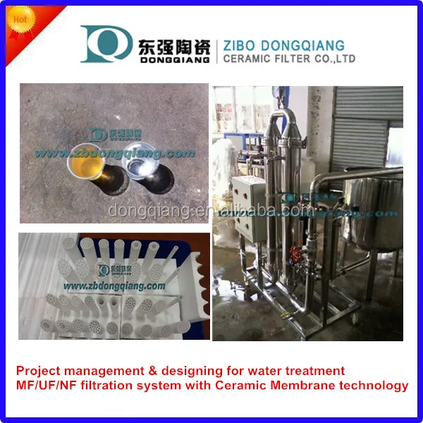 Porous Ceramic Filter With Ultra Filtration Membrane For Sediment ...