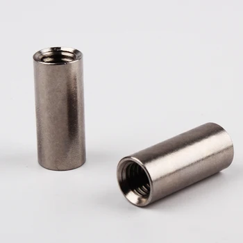 Wholesale Thread Round Coupling Nut Stainless Steel Cylindrical Long ...