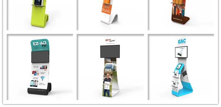 Durable Portable Brochure Catalogue Flyer Shelf Stand