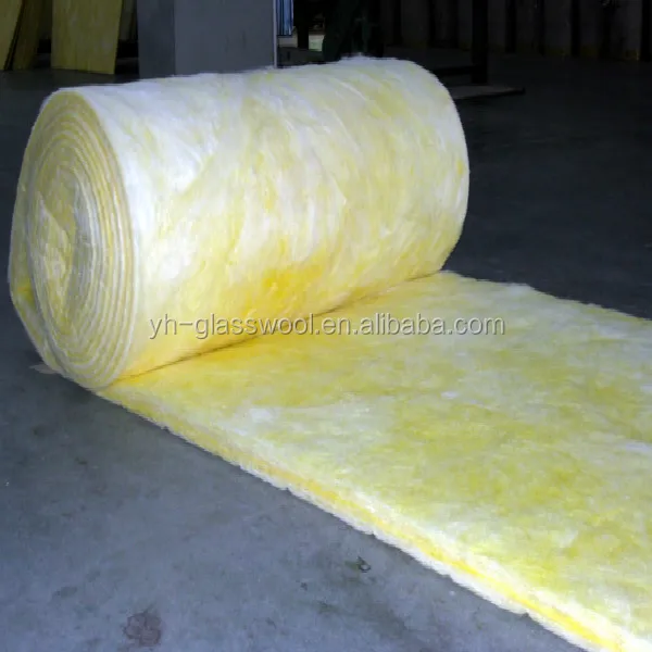 Glass Wool Blanket With Density 16kg/m3,Thickness 50mm For Roofing ...