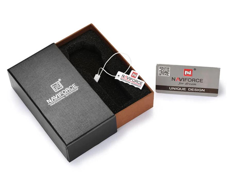 Naviforce 9182 Men's Quartz Sports Watch With Chronograph & Stainless ...