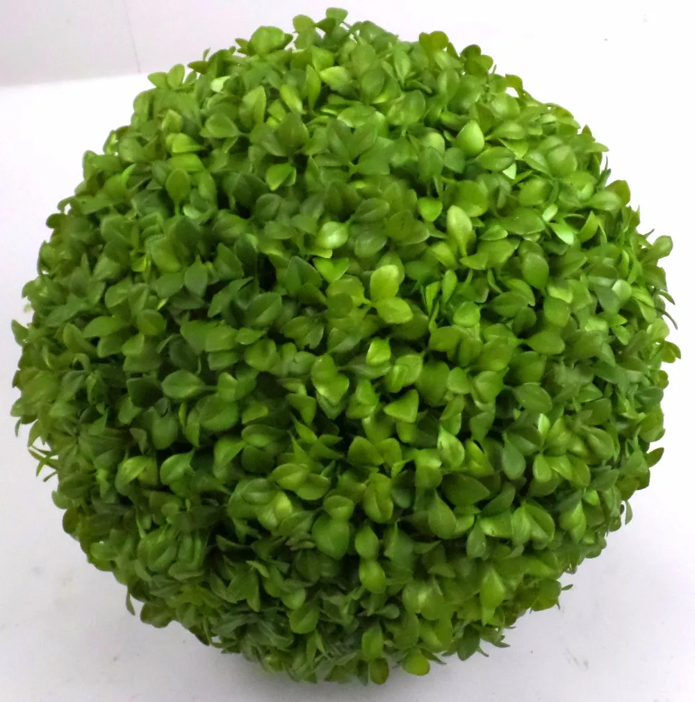 Plastic Plant Grass Ball Artificial Hanging Topiary Grass Ball With Led ...