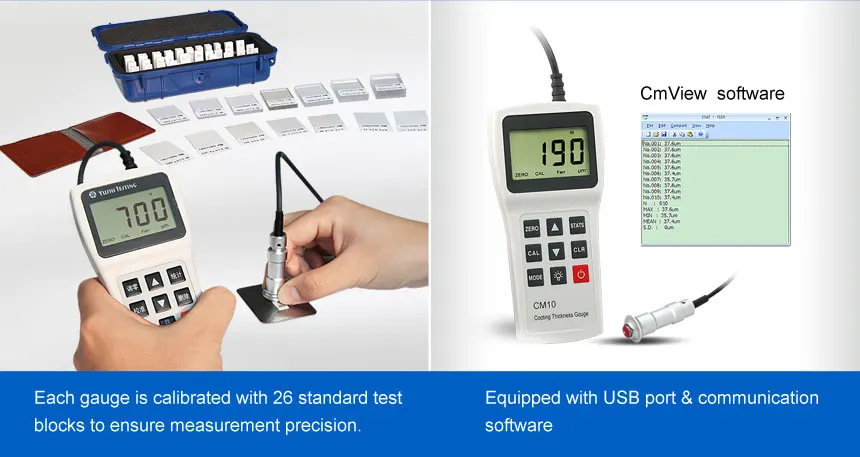 Coating Thickness Measurement Gauge Digital Portable Anodizing ...