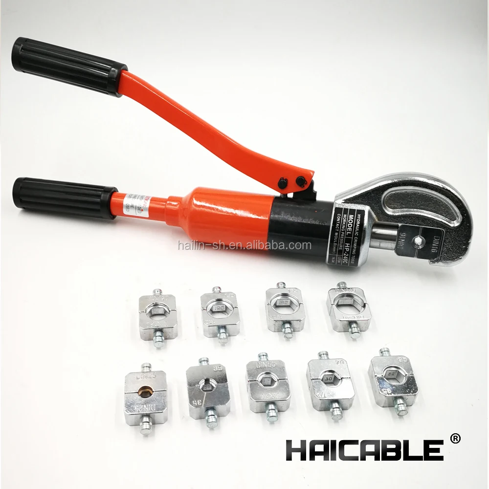 Wire Rope Crimping Tool For Aluminum Oval Sleeves End Ferrule Set ...