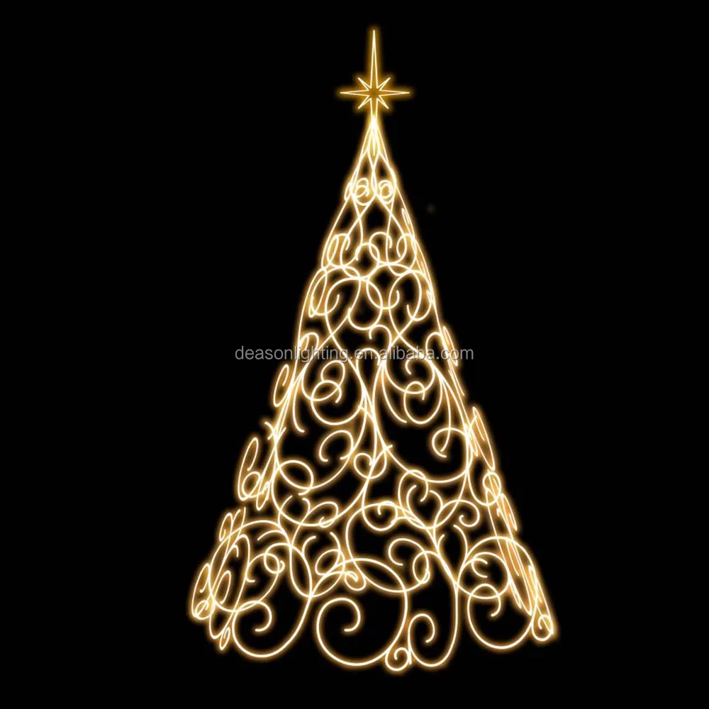 Outdoor Led Lighted Christmas Tree - Buy Lighted Christmas Cone Tree ...