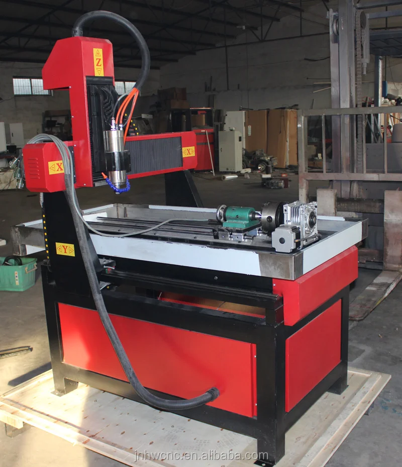 Metal Milling Machine 4 Axis Cnc Router Metal Machine Cnc 6090 4 Axis ...