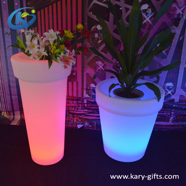 Illuminated Pots Round Shape Big LED Garden Planter| Alibaba.com