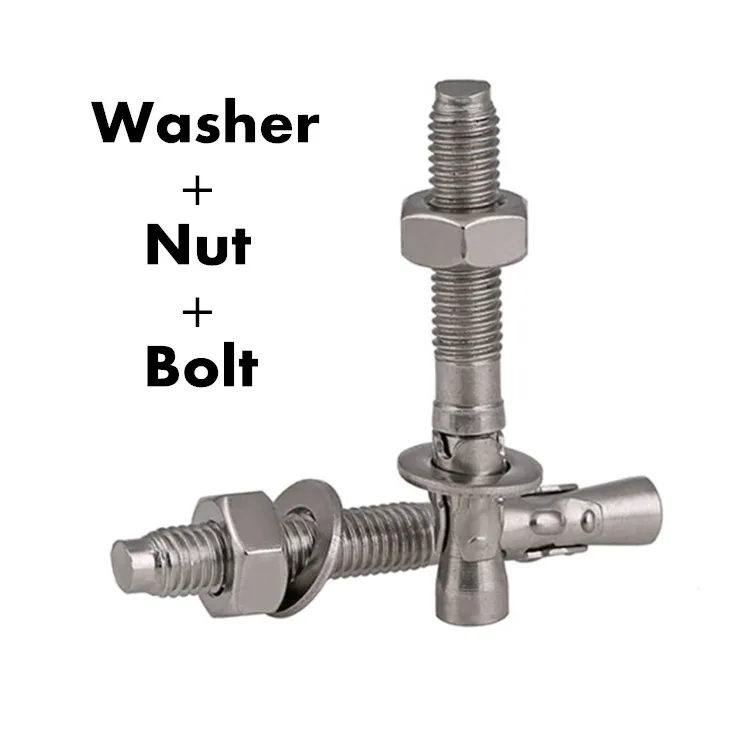 M6 to M30 Stainless Steel Wedge Anchor Bolts - Customized Service