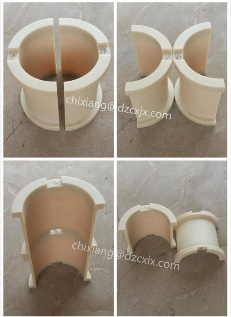 Nylon Shaft Bushing Sleeves Self-lubricating Flange Bushing Open Type ...