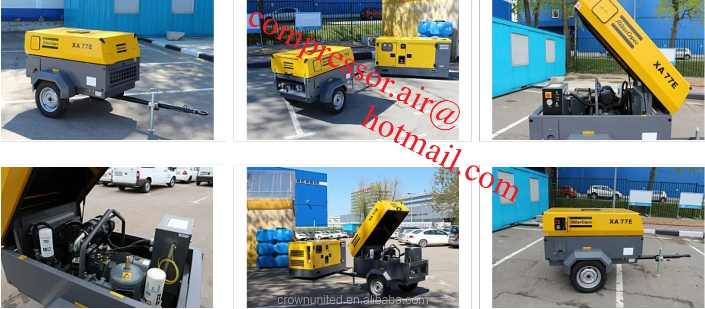 Atlas Copco Portable Air Compressors - Reliable & Efficient