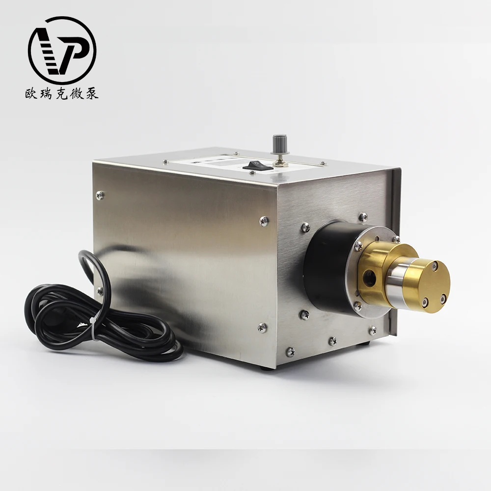 스테인리스 승압기 펌프 정밀도 220 볼트 압축 공기를 넣은 자석 장치 드라이브 모터에 무브러시 액체 충전물 기계 펌프 Dc