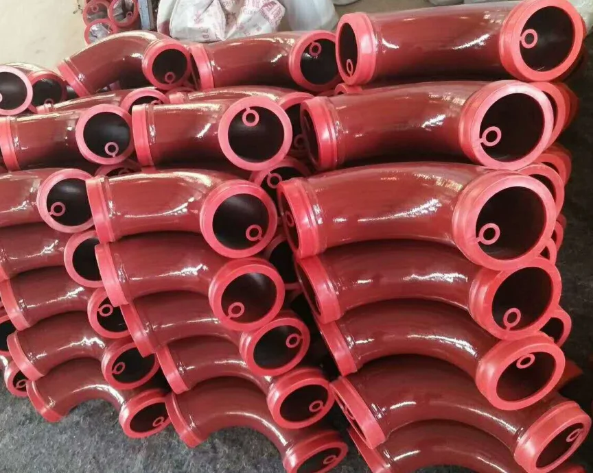 Black Wrapped Dn125 Dn150 Flexible Concrete Pump Rubber Hose / Cement ...