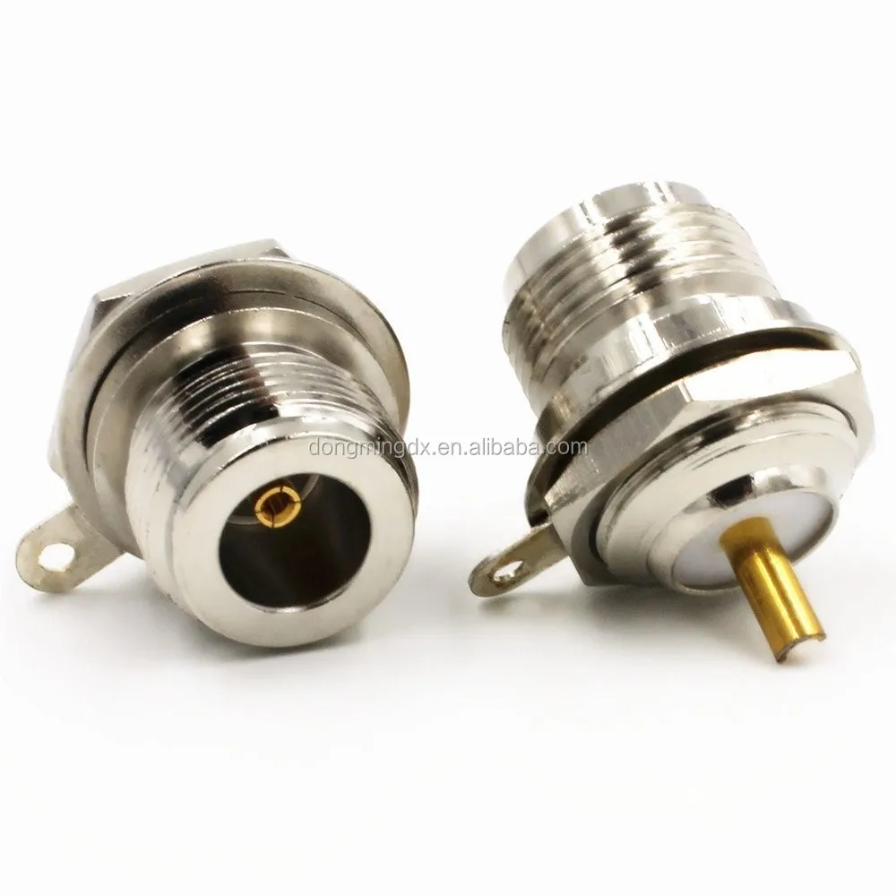 N Female Jack Bulkhead Solder Panel Mount Rf Connector Straight - Buy N ...