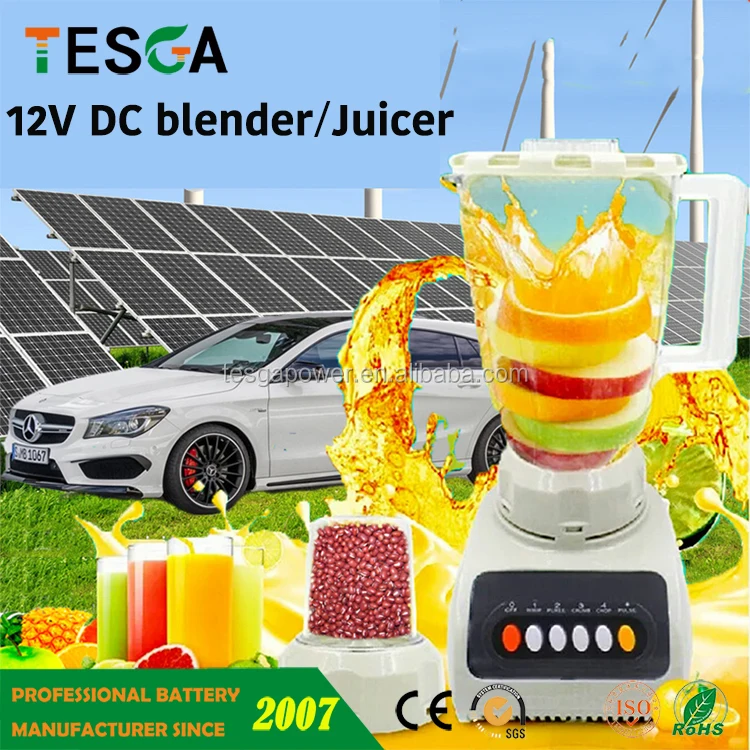12V DC Electric Blender - Perfect for Battery & Solar Power