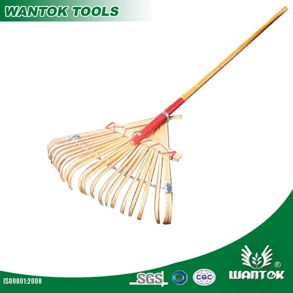 R160 Wantok Wood Handle Bamboo Rake - Buy Garden Cleaning Tools ...