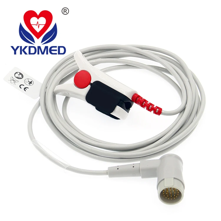 Compatible Masimo Adult Finger Clip Spo2 Sensor / Oxygen Saturation ...