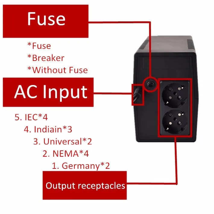 Uninterruptible Power Supply 600va Portable Ups 360w Ups Power Supply ...