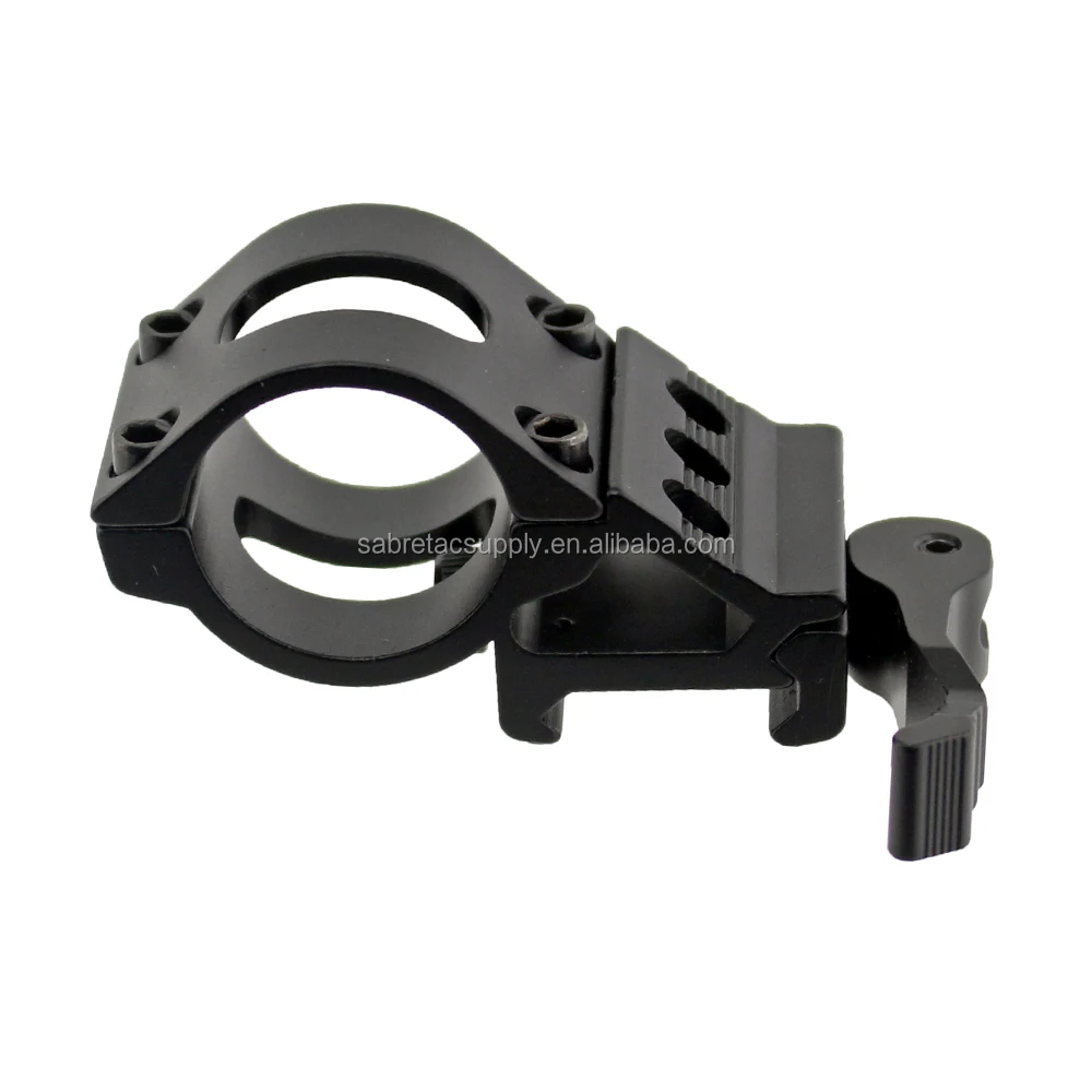 Tactical Quick Release 25.4mm Ring Offset 20mm Rail Clamp Gun Mount ...