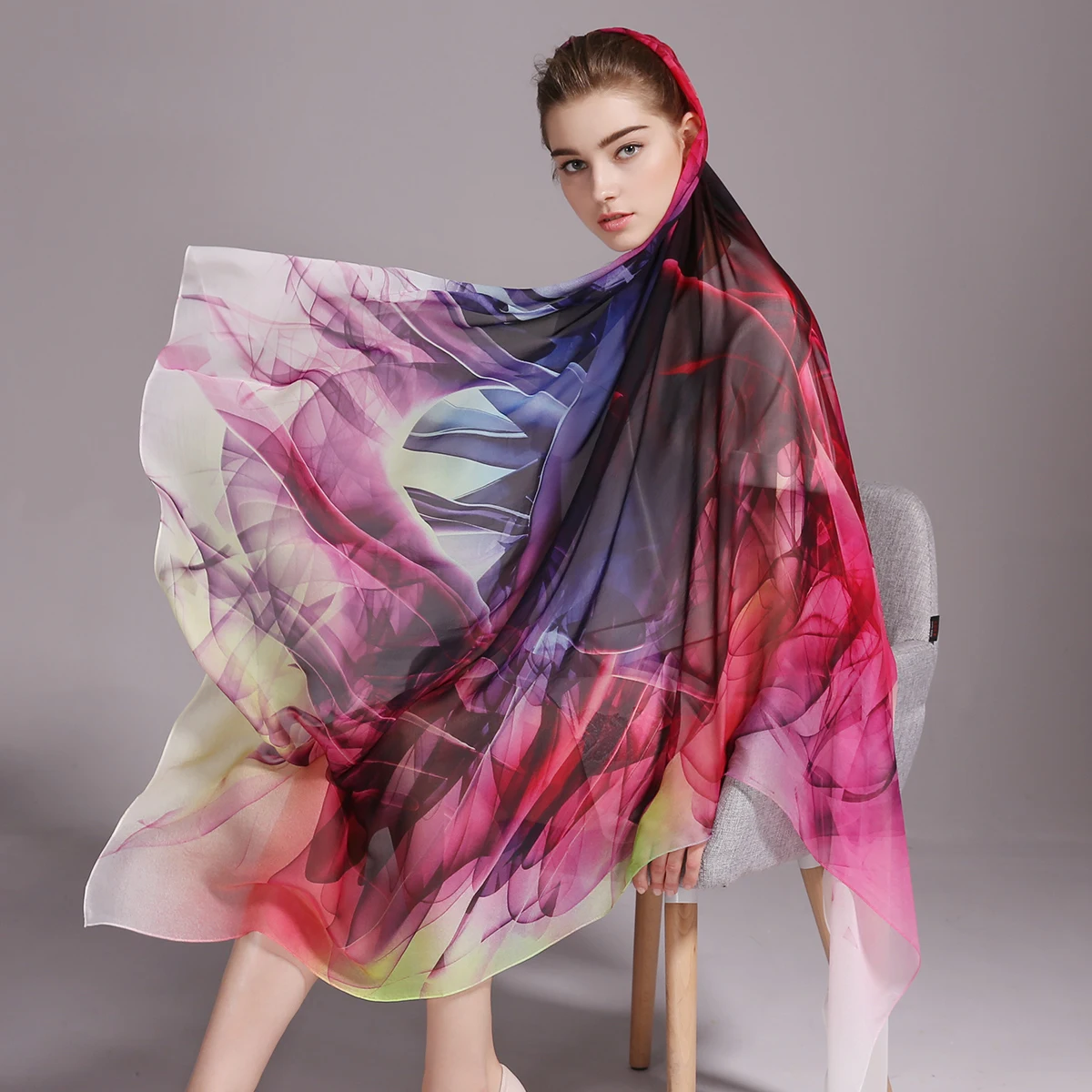 Custom Scarf Bandana China 92 Polyester 8 Spandex Fabric - Buy 92 ...