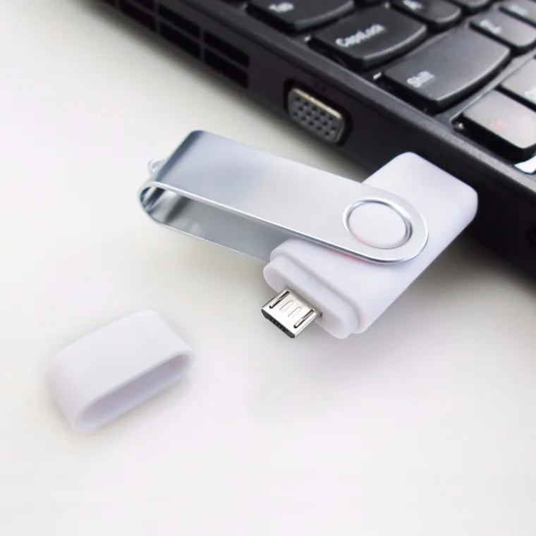 Customize Logo Otg Usb Flash Drive Swivel Otg Pendrive 4gb 8gb 16gb ...