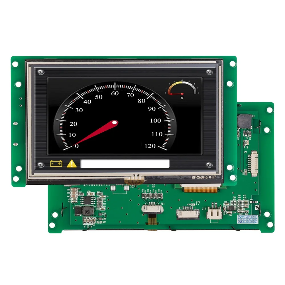 Stone Tft Lcd With Ui Design Software 5 Inch Touch Screen Lcd Digital ...